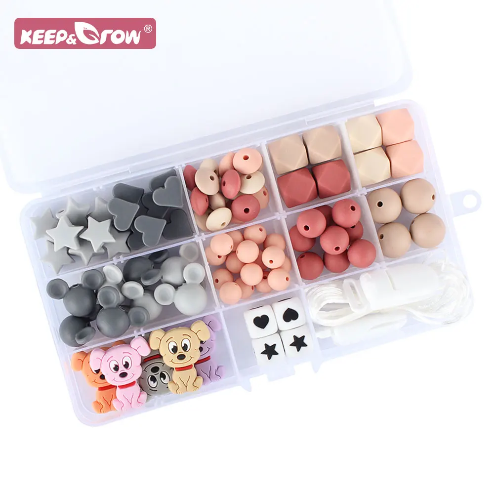 Silicone-Teether-Beads-Set-Making-Nursing-Necklace-Pacifier-Nipple ...