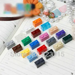 3005-100pcs-Brick-1x2-DIY-enlighten-block-bricks-Compatible-With-Lego ...