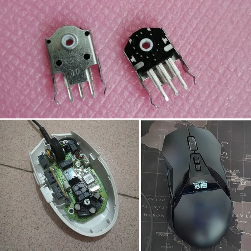 2Pcs Asli TTC 10Mm Putih Inti Mouse Encoder Roda Mouse Decoder 24 Juta ...