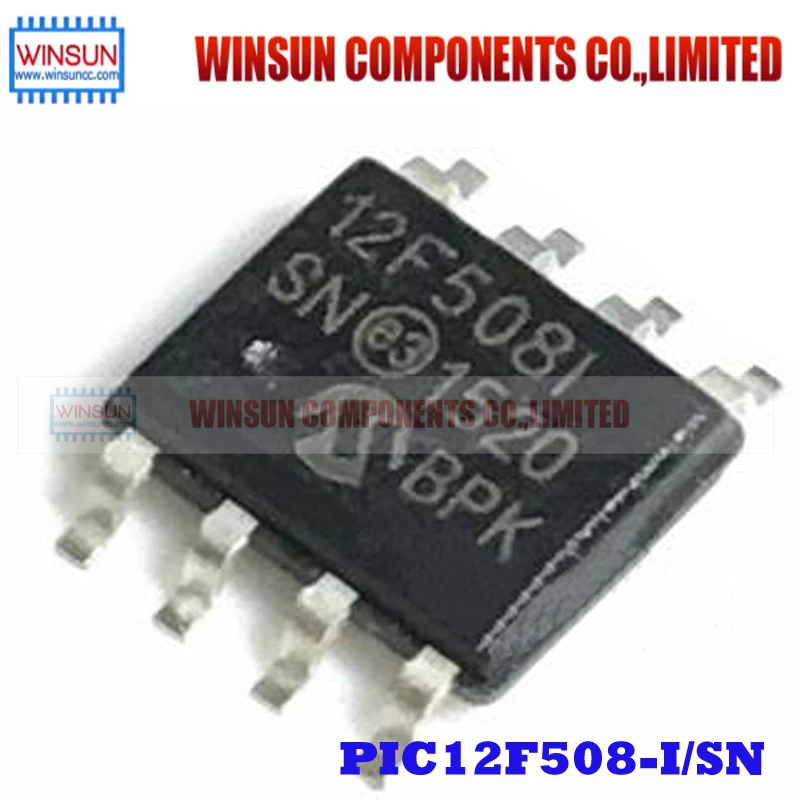50PCS/LOT PIC12F508 I/SN SOP8 12F508 PIC12F508 Brand New Original ...