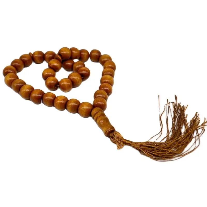12mm-Wooden-33-Prayer-Beads-Islamic-Muslim-Tasbih-Subhah-Masbahah ...