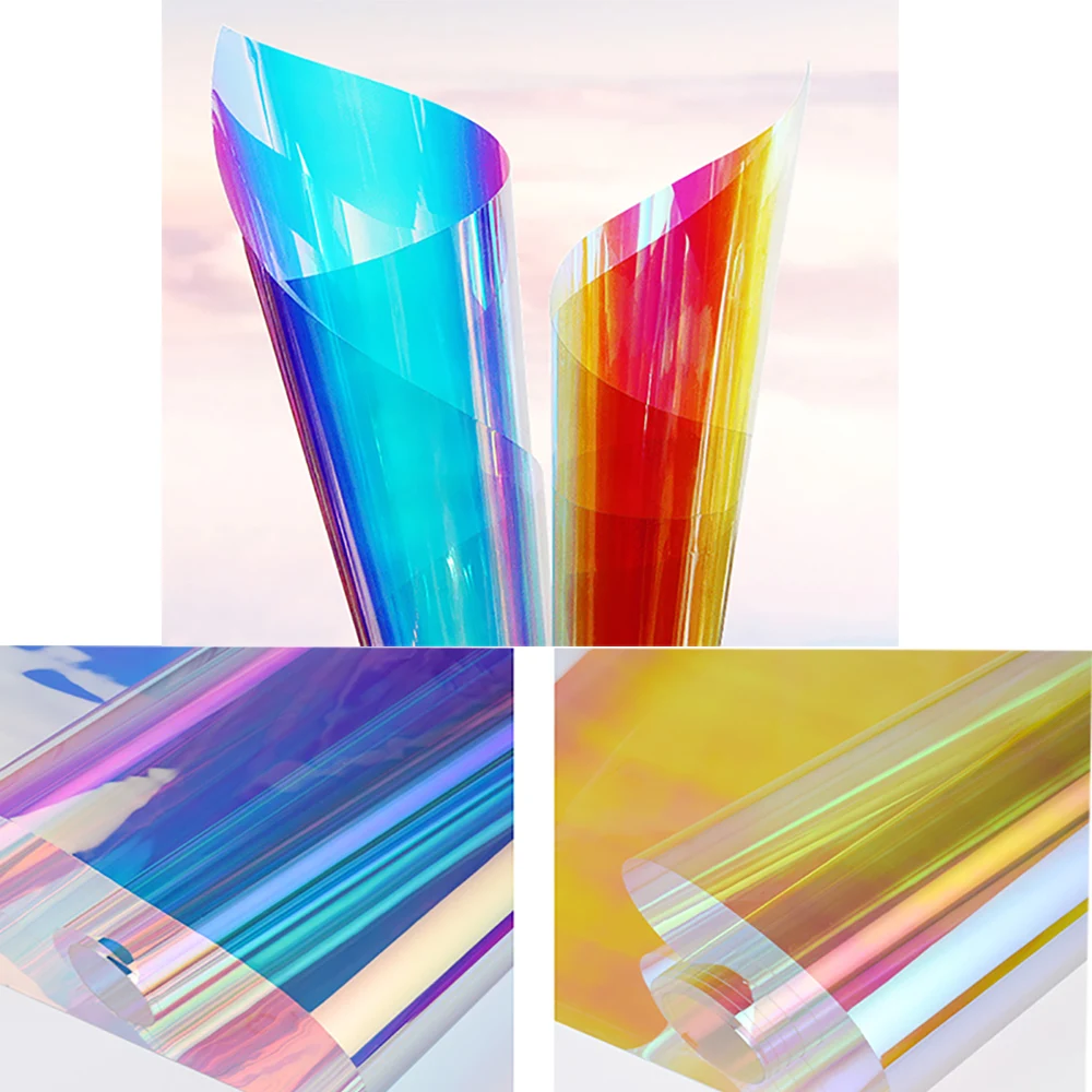 Hohofilm 2colors 68cmx50cm Rainbow Iridescent Window Film,decorative ...