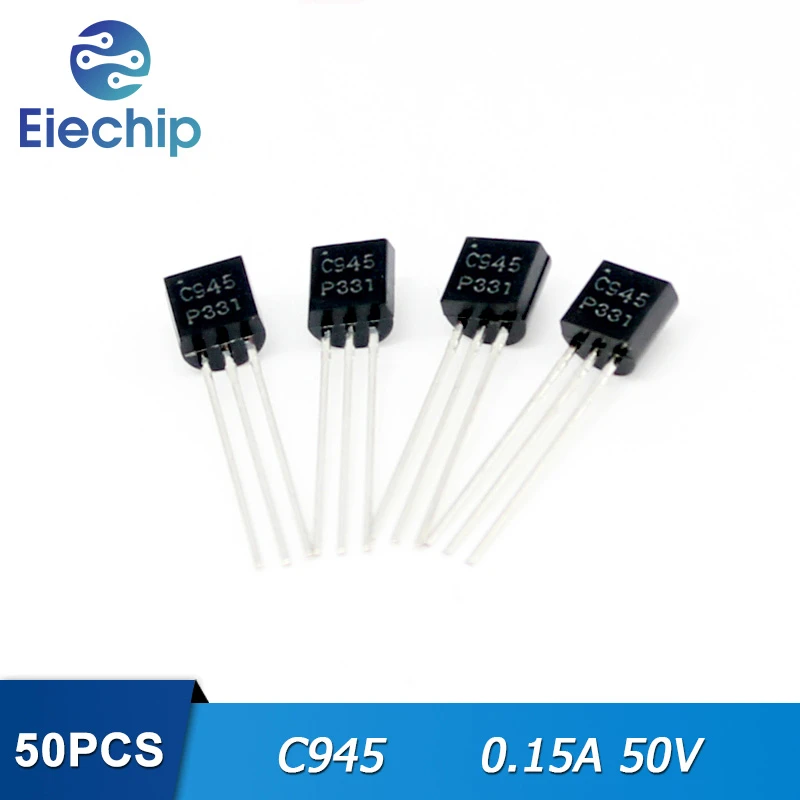 50pcs/lot C945 Transistors To-92 0.15a 50v Pnp New Original ...