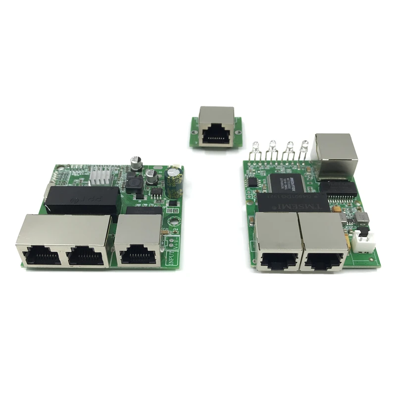 3 port Gigabit switch module is widely used in LED line 5 port 10/100 ...