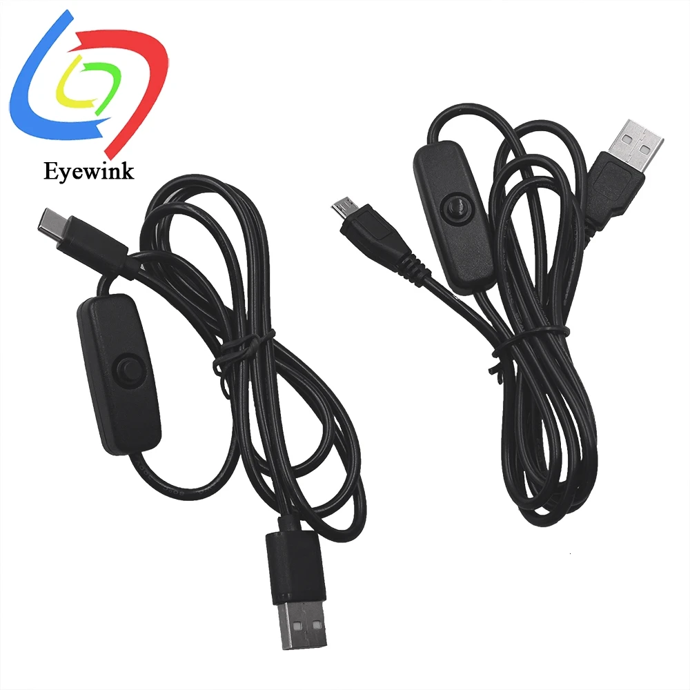 Micro-USB-Switch-Cable-Power-Cable-power-switch-line-type-c-interface ...