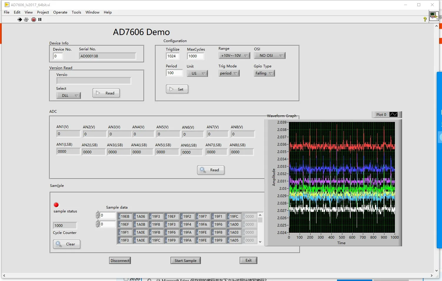 Ad7606 Multi-channel Ad Data Acquisition Module 16-bit Adc 8-channel