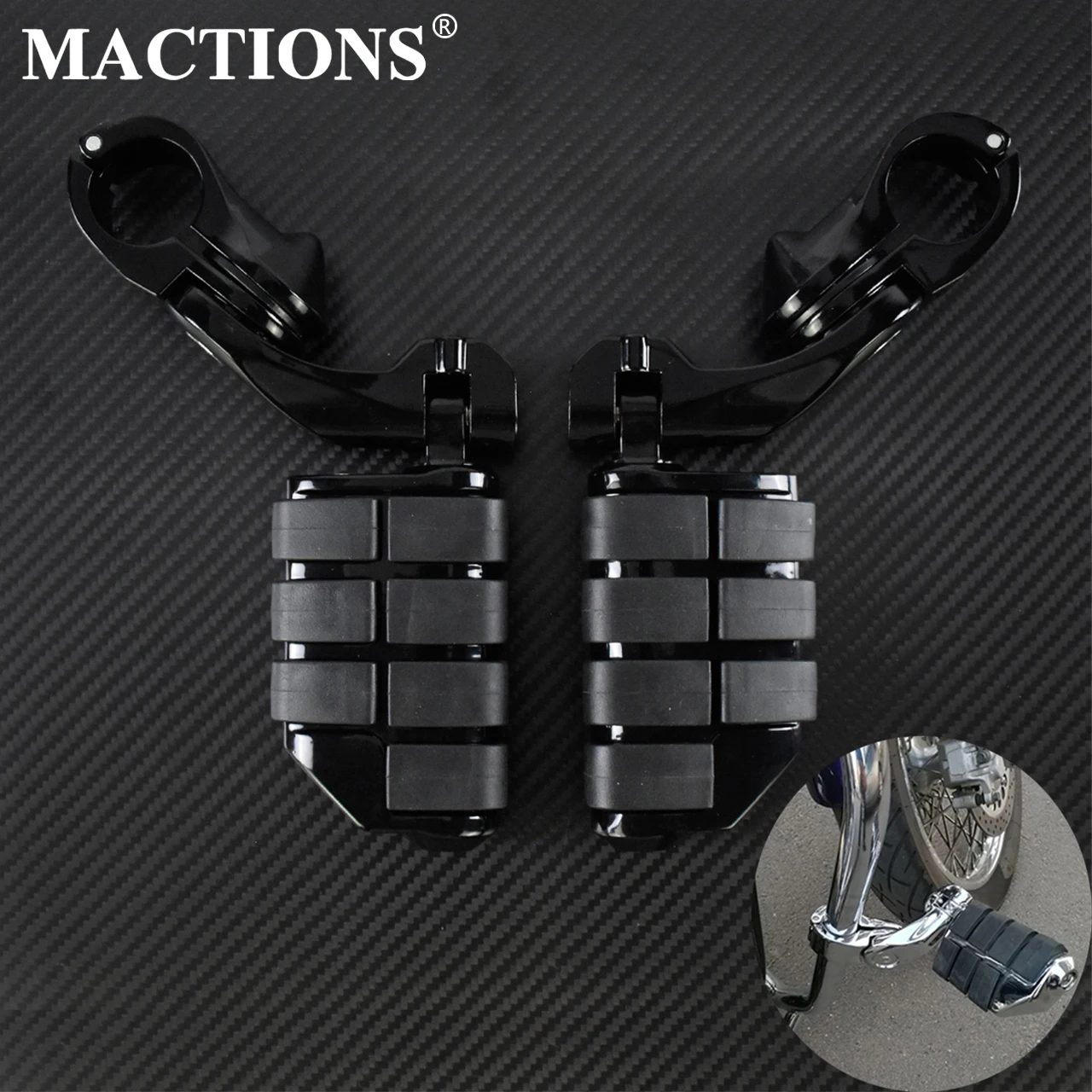 Engine Guard | Foot Pegs | Foot Rest - 1-1/4 32mm Highway Foot Pegs ...