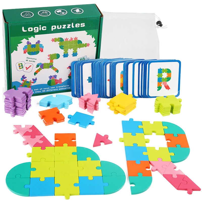 Children-Logic-Puzzle-Tangram-Toys-Montessori-Thinking-Educational ...