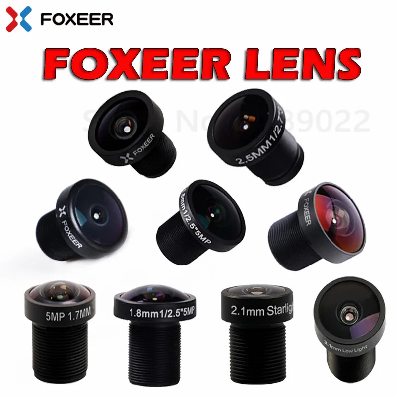 Original Foxeer Replacement Camera Lens 1.7mm 1.8mm 2.1mm 2.5mm Lens/M8 ...