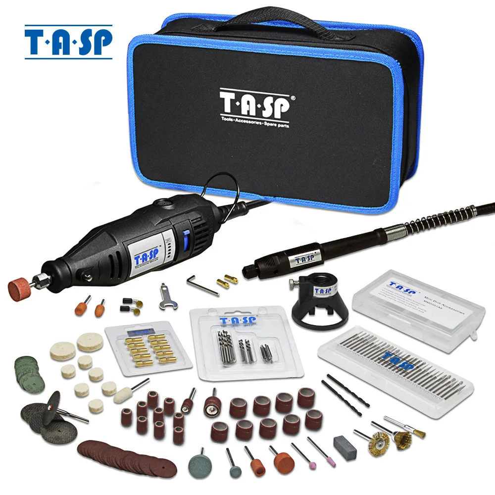 TASP – ensemble d'outils rotatifs Dremel, Mini perceuse électrique, Kit ...