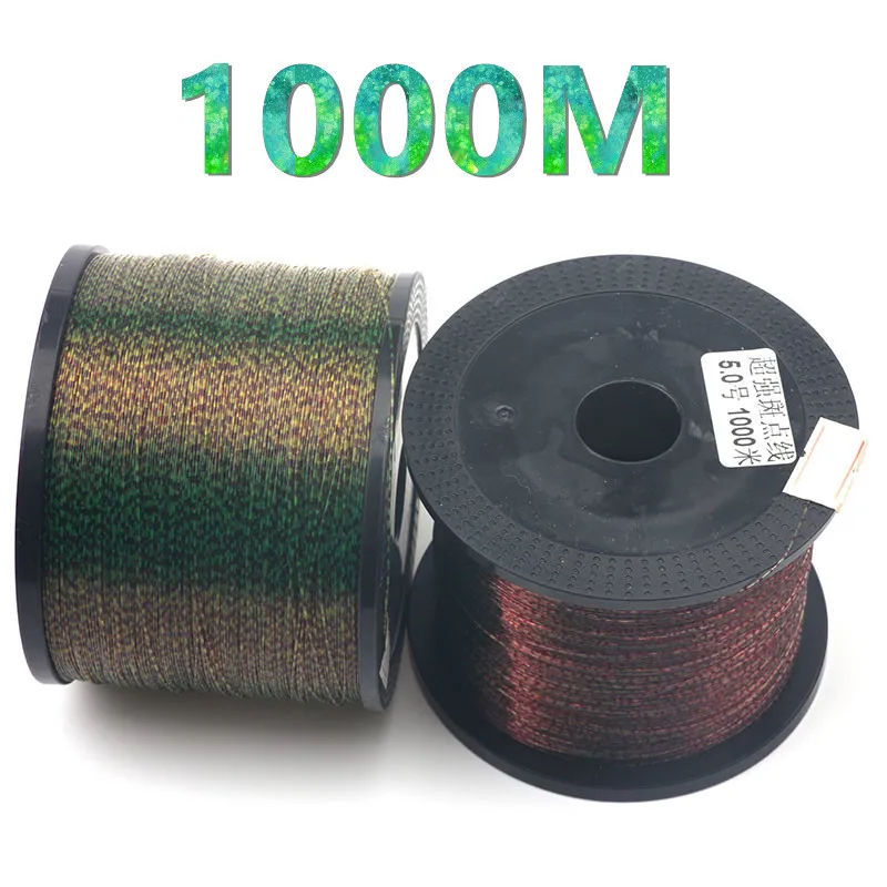 1000m Super Power Monofilament Nylon Speckle Fishing Line Invisible ...