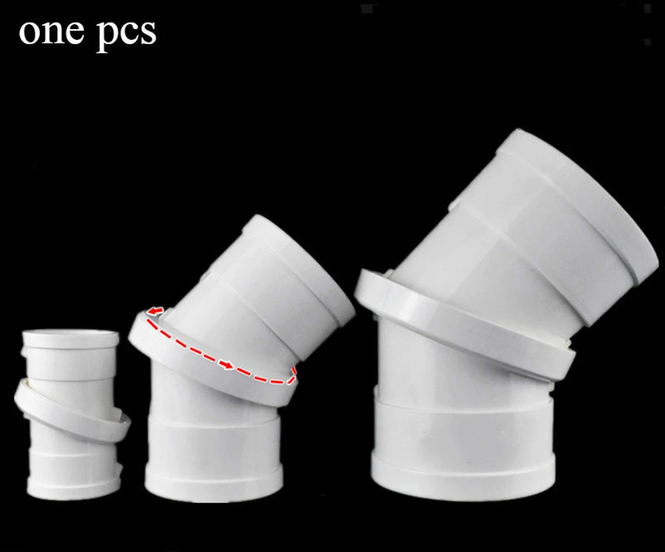 Pvc Pipe Joint Pvc Elbow Joint Water Pipe Fitting Drain Pipe 360 Degree ...
