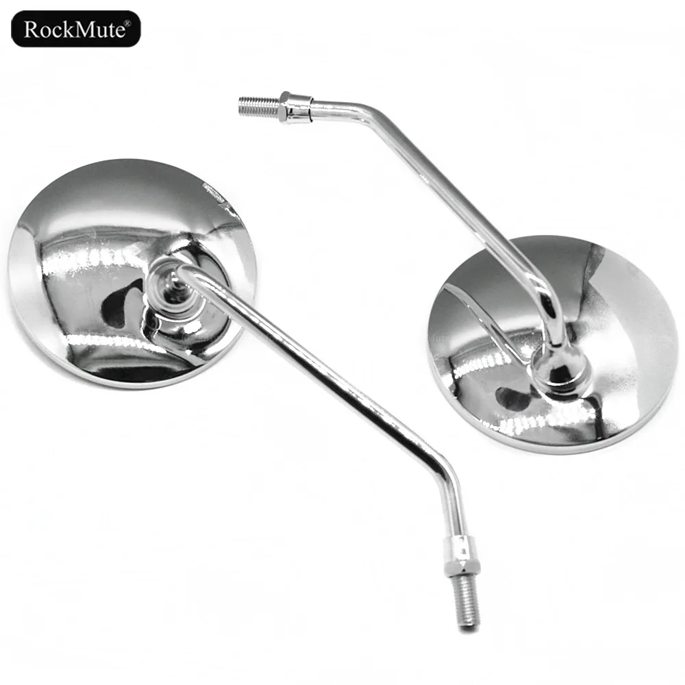 Chrome-Round-Rearview-Mirror-Compatible-For-HONDA-CM300-CM500-CMX1100 ...