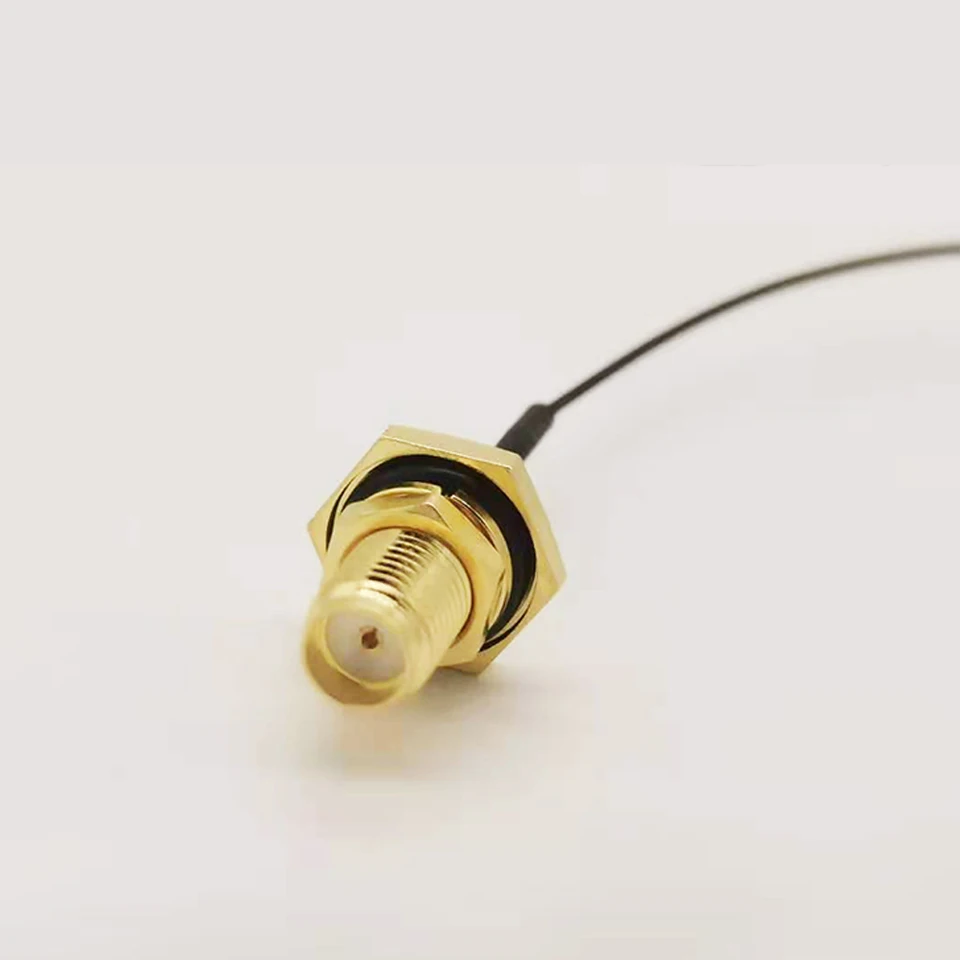 Gimax 25X ピグテール SMB オス - RP-SMA メス ジャンパーケーブル BN23 スナップオン MMBX プラグ 〜 SMA ...