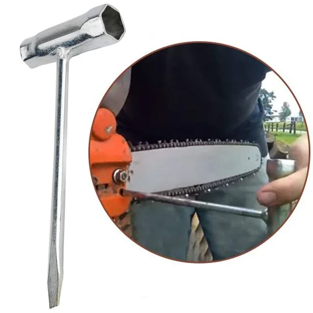 13mm 19mm Ratchet Wrench Chainsaw Scrench Tool - 13mm & 19mm Ratchet ...