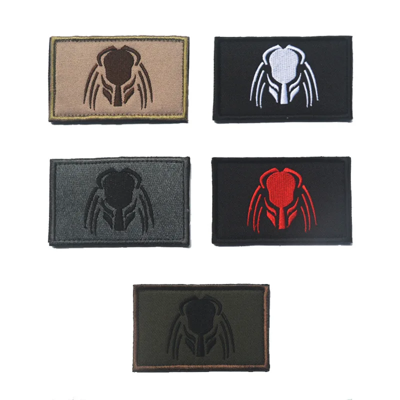 embroidered-ALIEN-MOVIE-ARNOLD-Predator-head-Patches-Military-badges ...