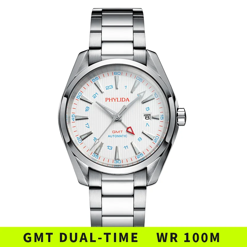 10BAR 100M Water resistant Automatic GMT Watch Fashion Luxury ...