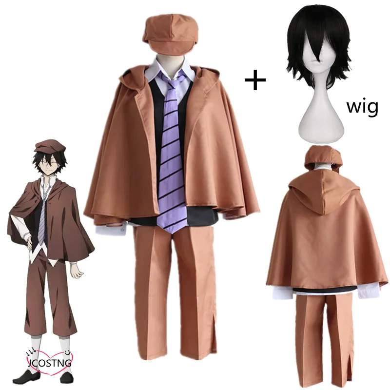 Hot Anime Bungo Stray Dogs Edogawa Rampo Full Set Shirt Pants Hat ...