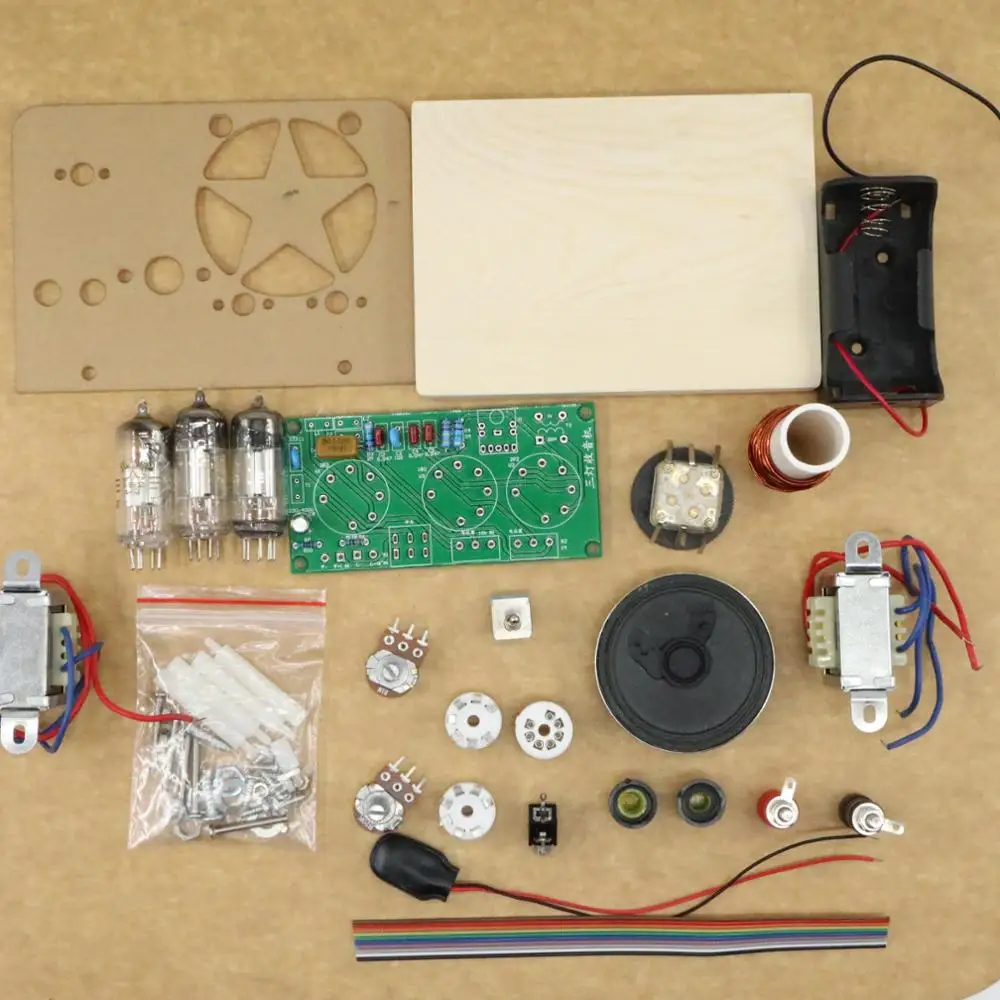 1PCS-LOT-Five-wave-band-three-lamp-tube-shortwave-radio-kit-without ...