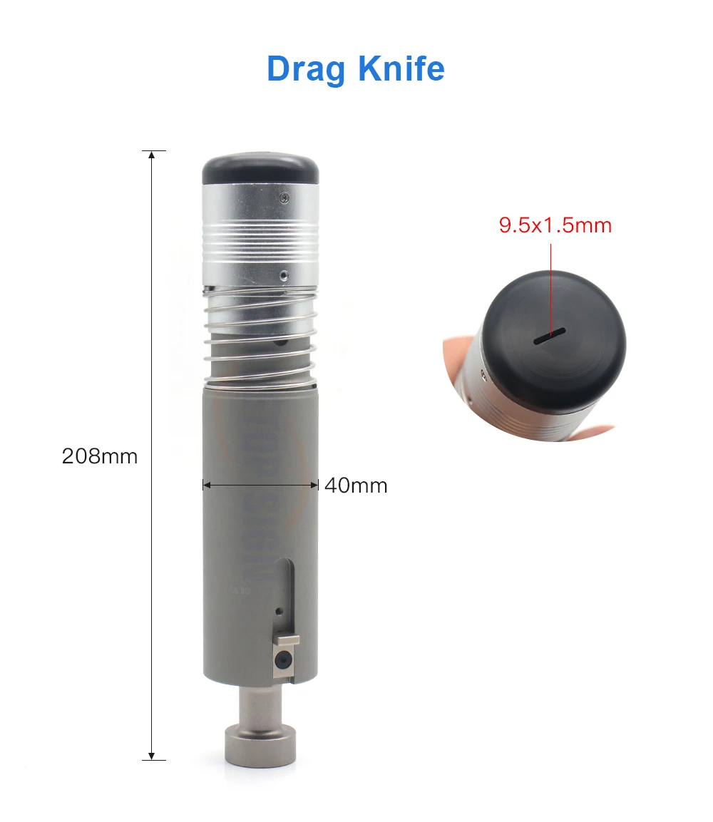 CNC Leather Vibrating Knife Head Drag Knife Advertising Engraving Cut ...