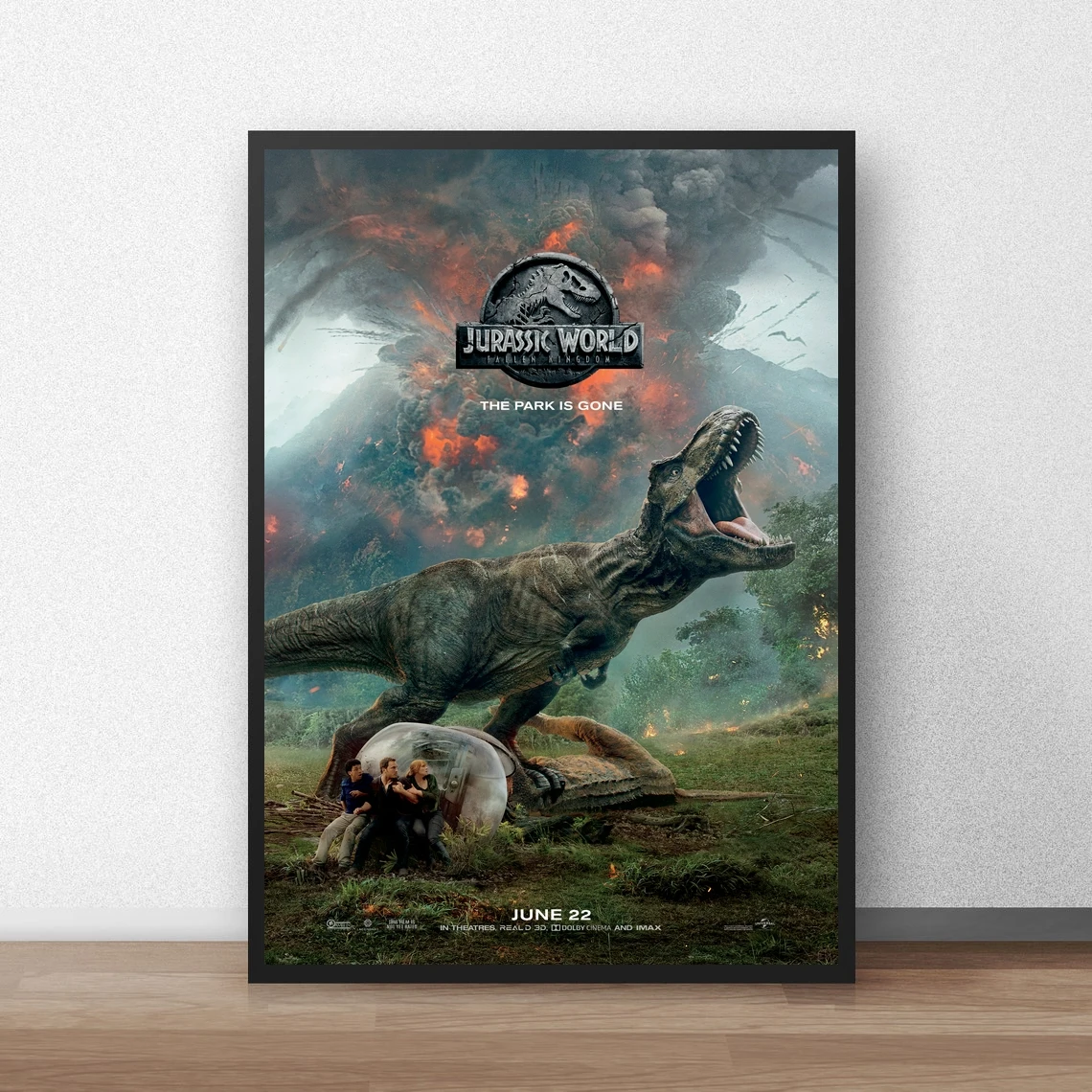 Jurassic Park Dinosaur Poster