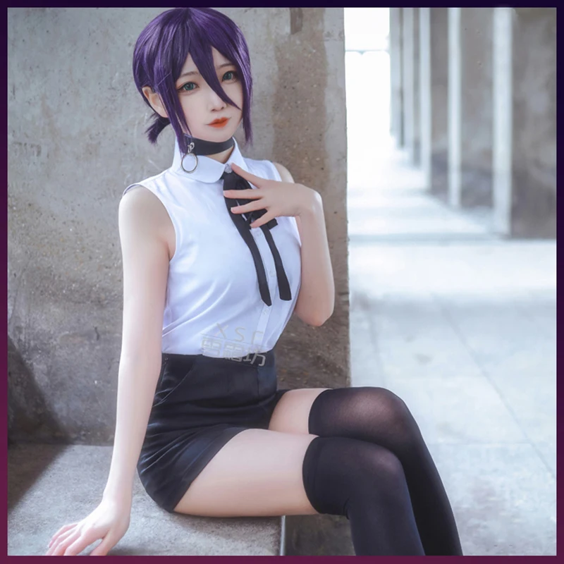 Reze Cosplay Wig Anime Chainsaw Man Cosplay HSIU Black And, 45% OFF