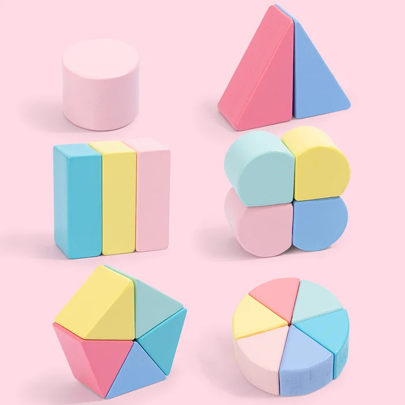 Early Childhood Education Geometric Shape Matching Cognitive Puzzle ...