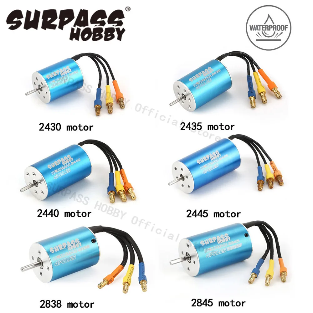 SURPASS HOBBY 2430 2435 2440 2445 2838 2845 Brushless Motor for Wtloys ...