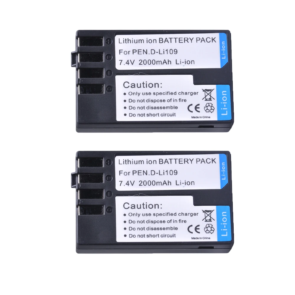 Durapro 2000mah D-li109 D Li109 Dli109 Camera Battery For Pentax K-r K ...