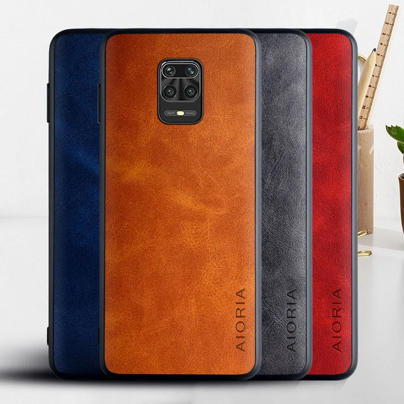 Case-for-Xiaomi-Redmi-Note-9-Pro-9-9S-Luxury-Vintage-leather-skin-phone ...