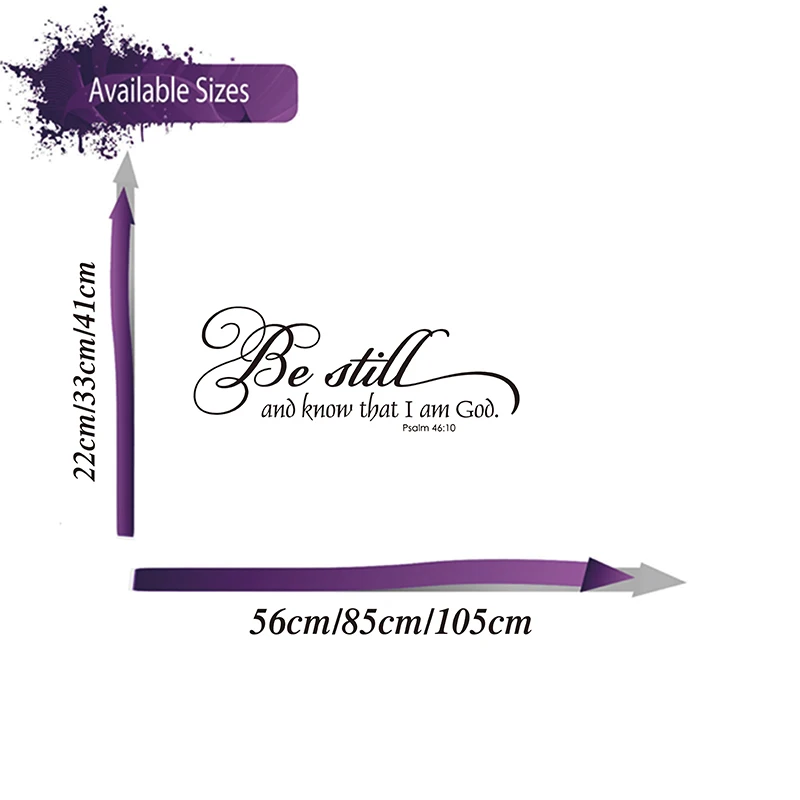 Faith Stickers Be Still Waterproof Sticker God is good Be Still ...