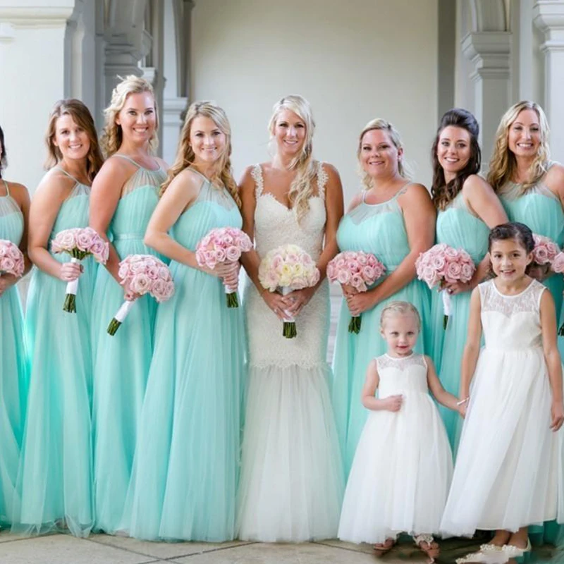 Turquoise Bridesmaids Dresses
