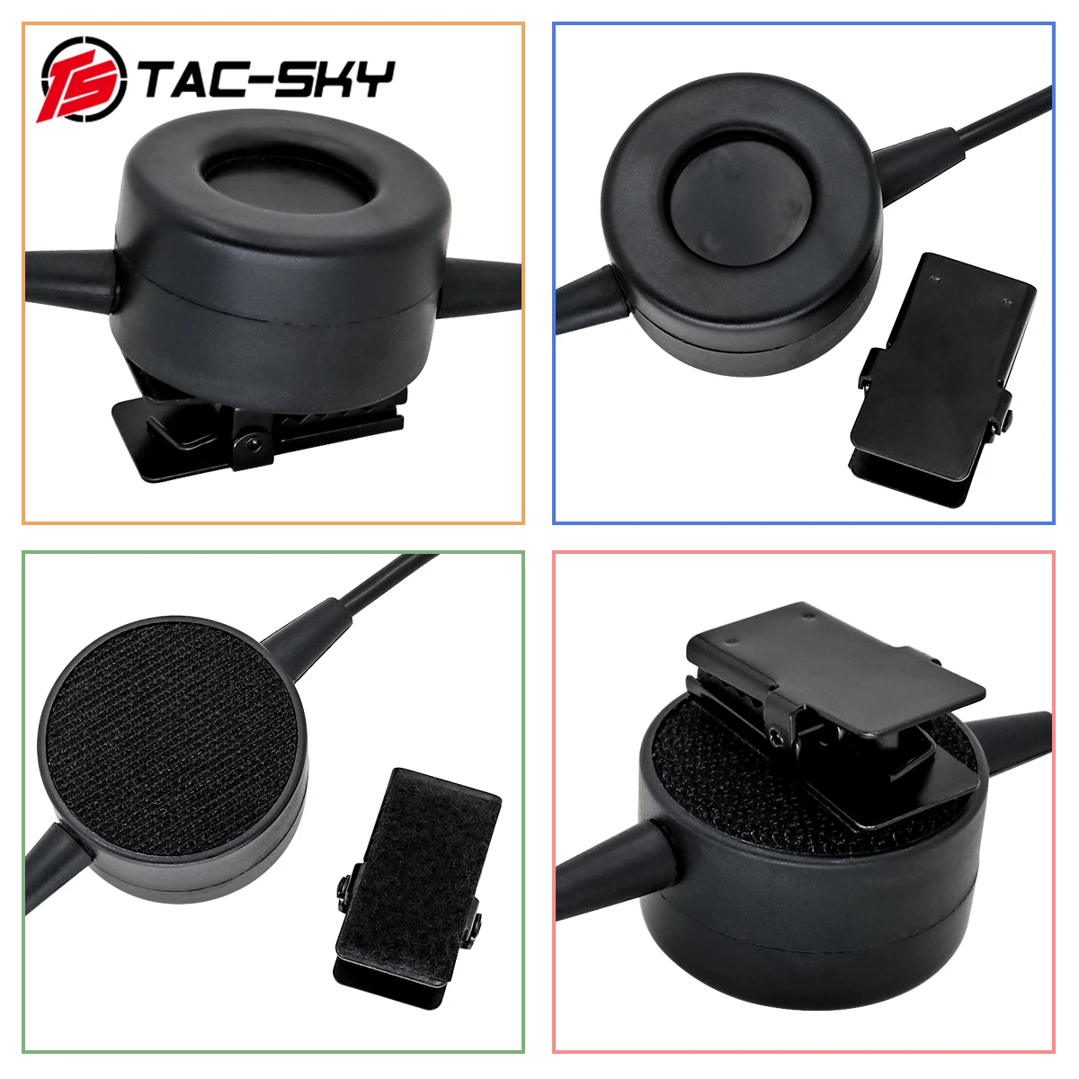 Tac-sky Tactical Ptt Tci Ptt Headset Adapter Is Suitable For Tactical ...