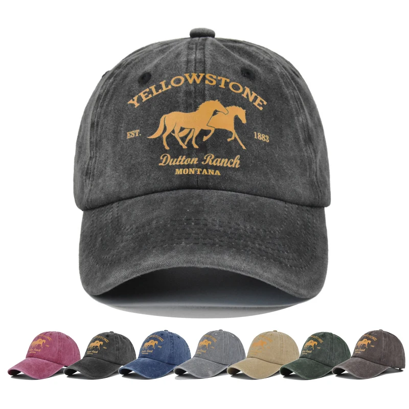 Baseball Cap Snapback Hat YELLOWSTONE Sun hat Spring Autumn baseball ...
