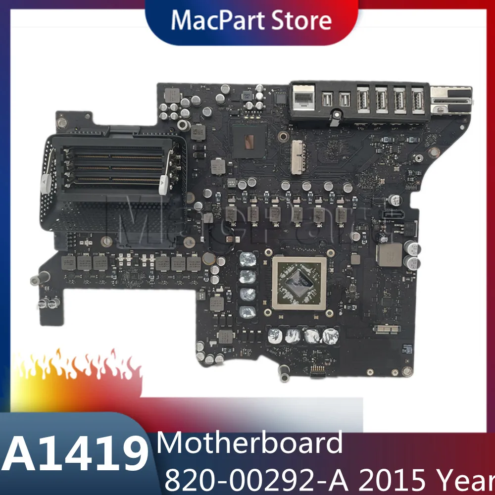 Placa lógica 820 00292 a para imac a1419 placa mãe 2015 5k emc 2834 ...