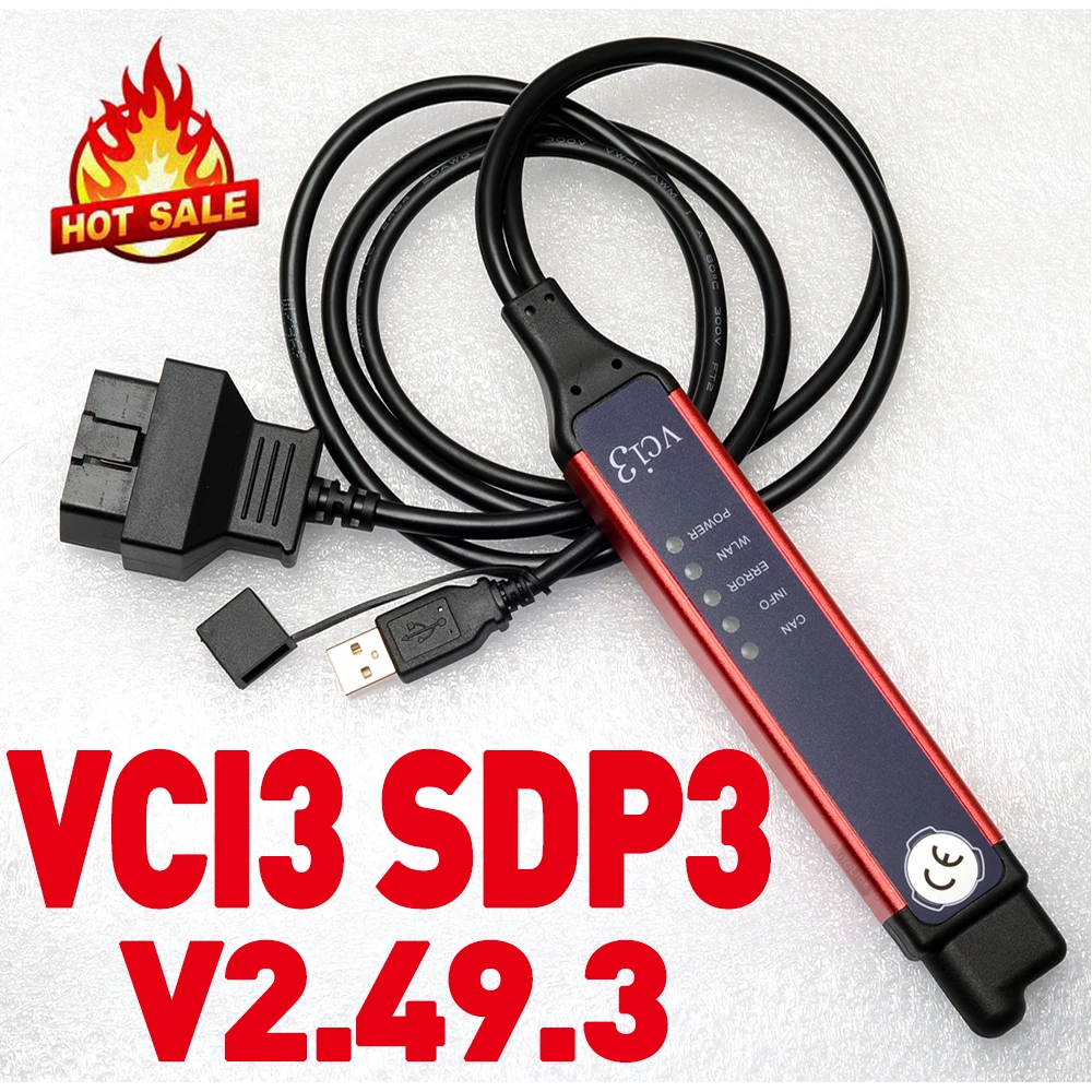 2021 New Upgrade SDP3 2.49.3 Release 04 with VCI3 Scan VCI 3 WiFi USB ...