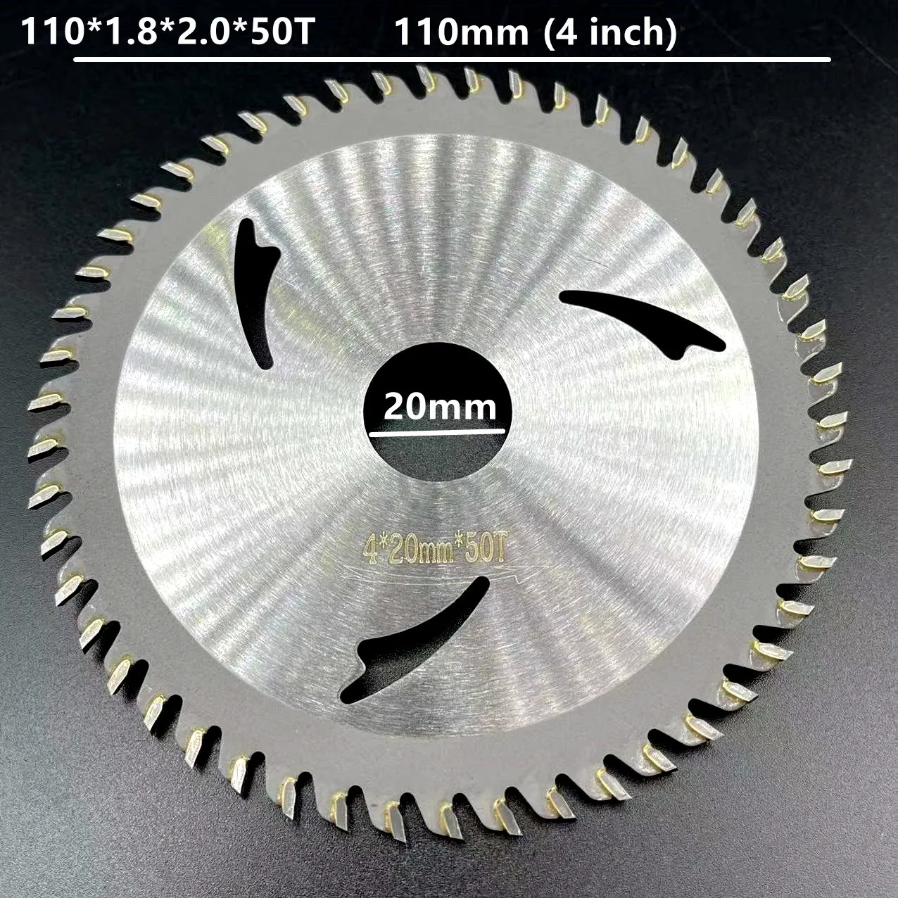 1 adet 110mm 115mm 125mm 40T 50T 22.23mm TCT ahşap daire testere bıçağı ...