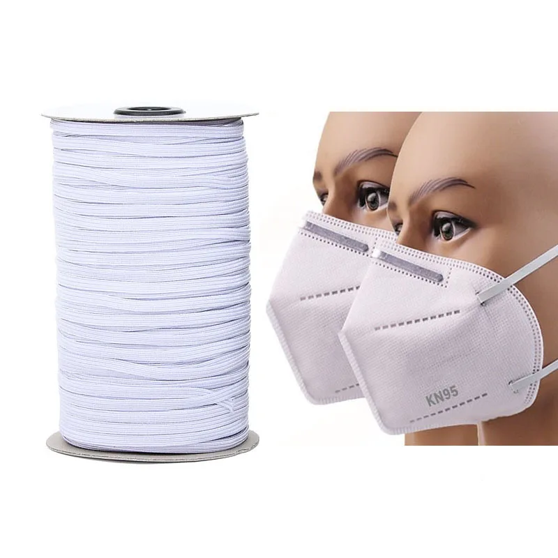 Mask-Elastic-Bands-3mm-White-Mask-Rope-Rubber-Band-String-Mask-Ear-Cord ...