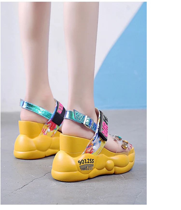 Full Color Platform Sandals – UrbanWearOutsiders