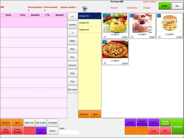 Hot selling POS Software 15” Touch Screen All in One POS System/Cash ...