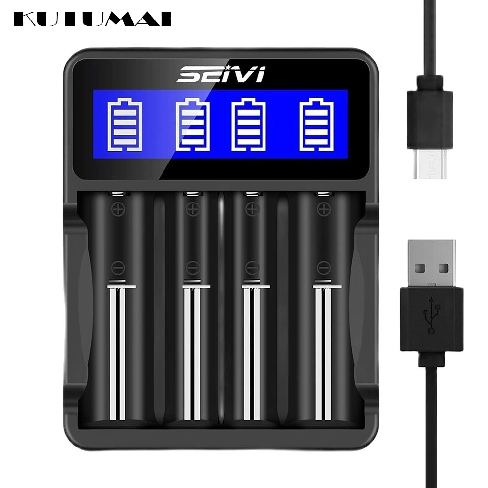 4-Slots-Smart-Battery-Fast-Charger-LED-Display-For-Li-ION-Ni-MH-Ni-CD ...