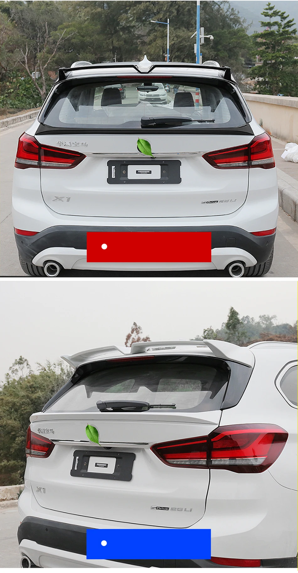 ABS Plastic Rear Trunk Boot Lid Car Spoiler Wings For BMW X3 G012018 ...
