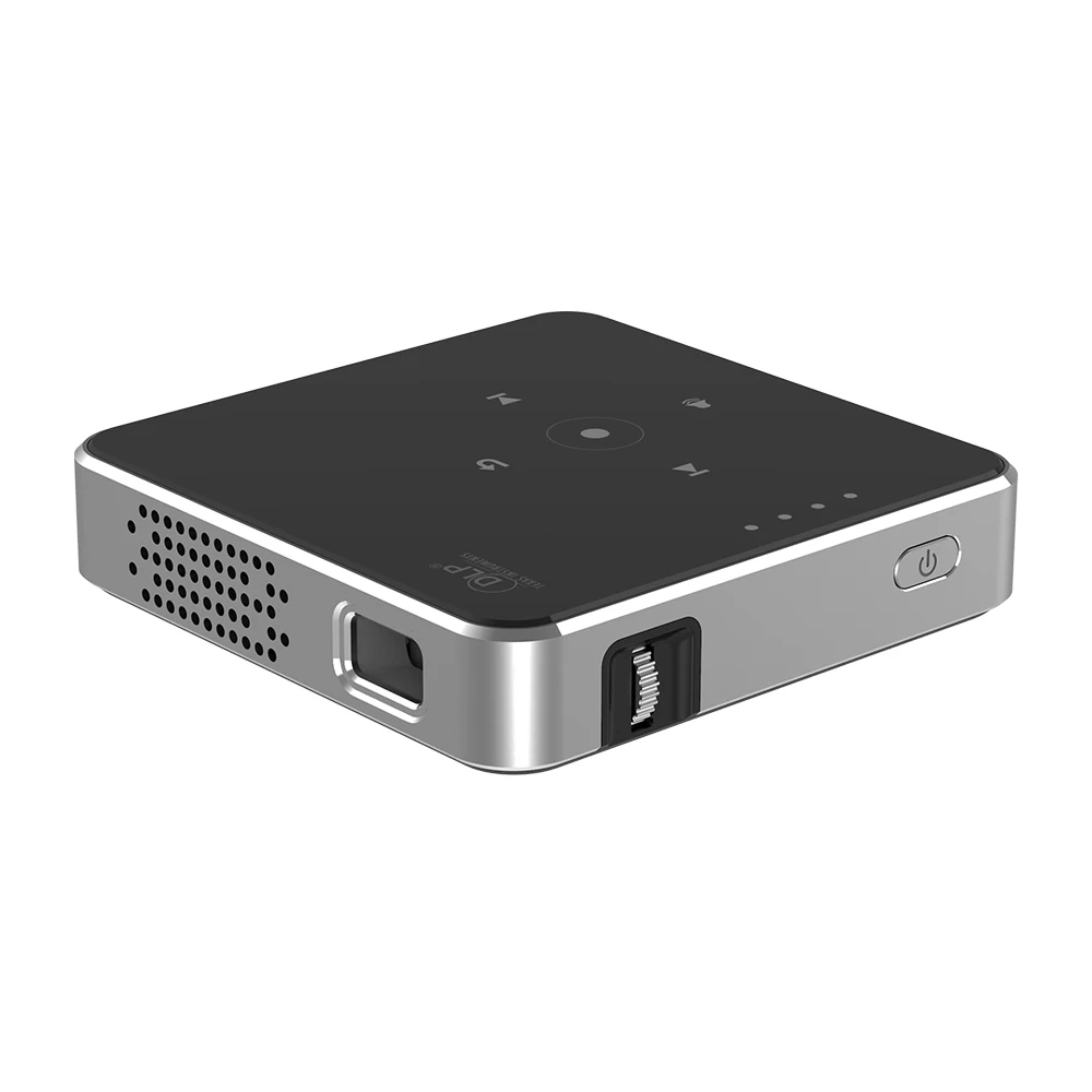 P30 Portable DLP Mini Projector Wired Mirror Screen with Smart Phone HD ...