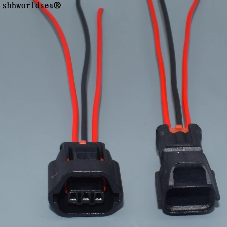 Shhworldsea 3 핀 7283 8730 30 7182 8730 30 EVO Mivec 용 휠 속도 센서 소켓 Mitsubishi Nissan 용 캠축 센서 플러그 ...