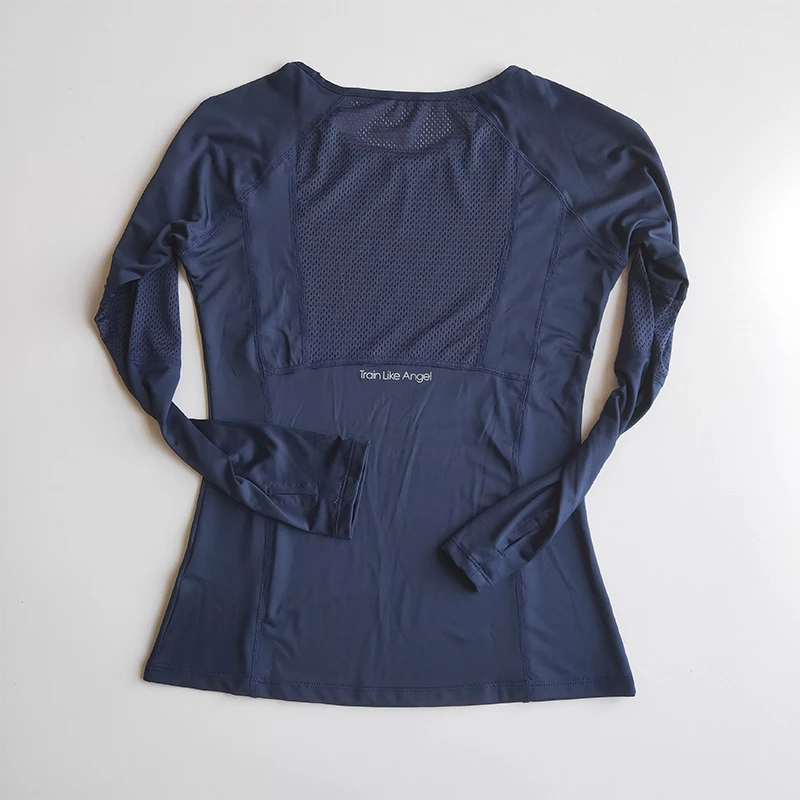 Long Sleeve Breathable Women's Sports & Yoga Mesh T Shirt - Women's ...