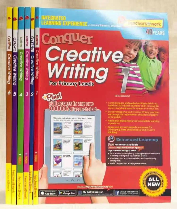 6-Pcs-Set-Sap-Conquer-Creative-Writing-Book-Grade-1-6-Children ...