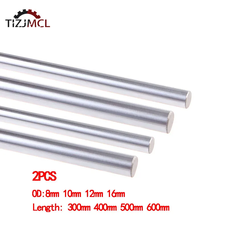 2PCS Optical Axis 3D Printer Parts Smooth Rods OD 8/10/12/16mm Linear ...