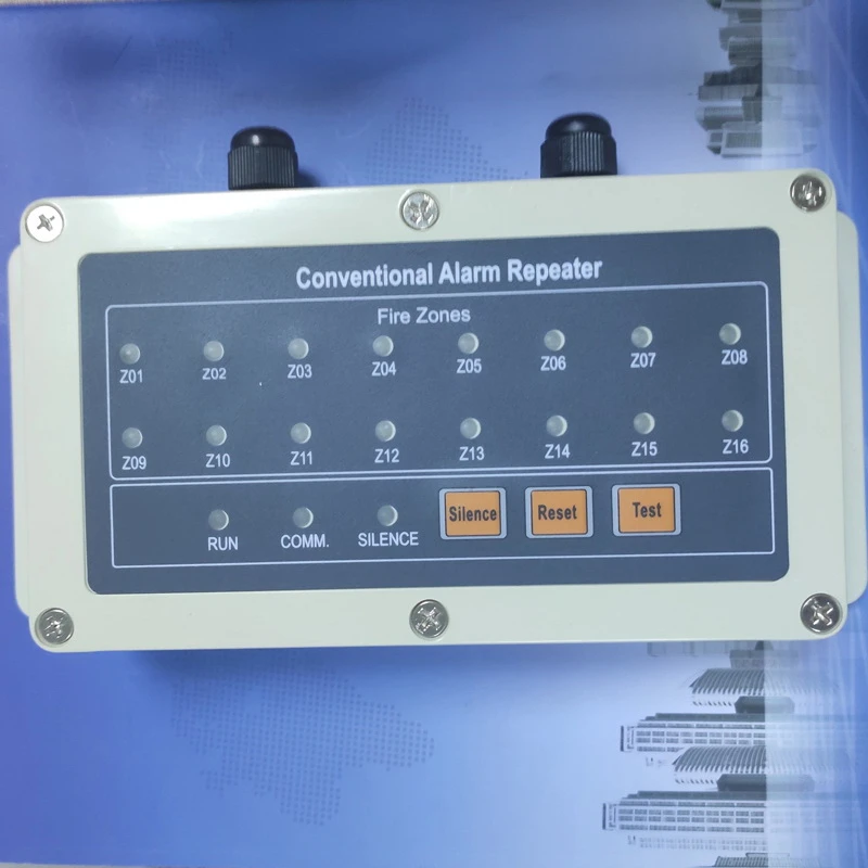 Repeater Panel 16 zone Repeat display panel work with Conventional Fire ...