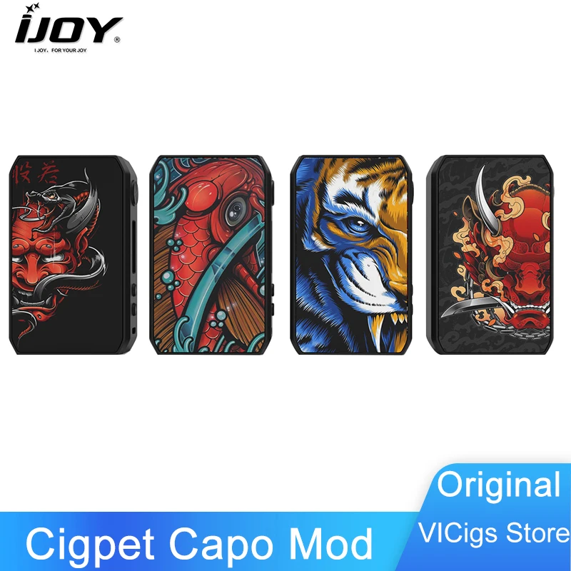 Original-IJOY-CIGPET-Capo-Box-Mod-126W-Power-By-Dual-18650-External ...