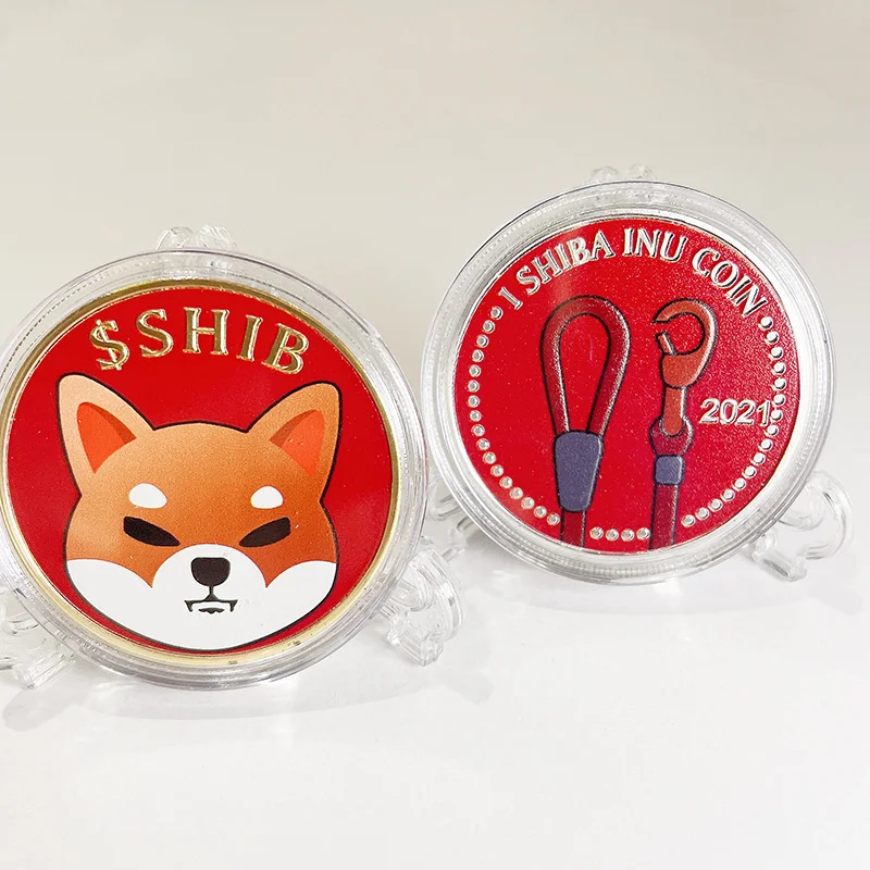 The-SHIBA-Gold-and-Silver-SHIB-Commemorative-Coin-US-Coins-Iron-Plating ...